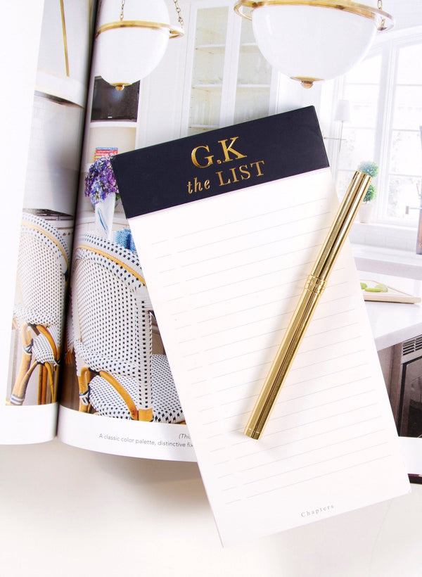 Magnetic Notepad, Navy - Chapters